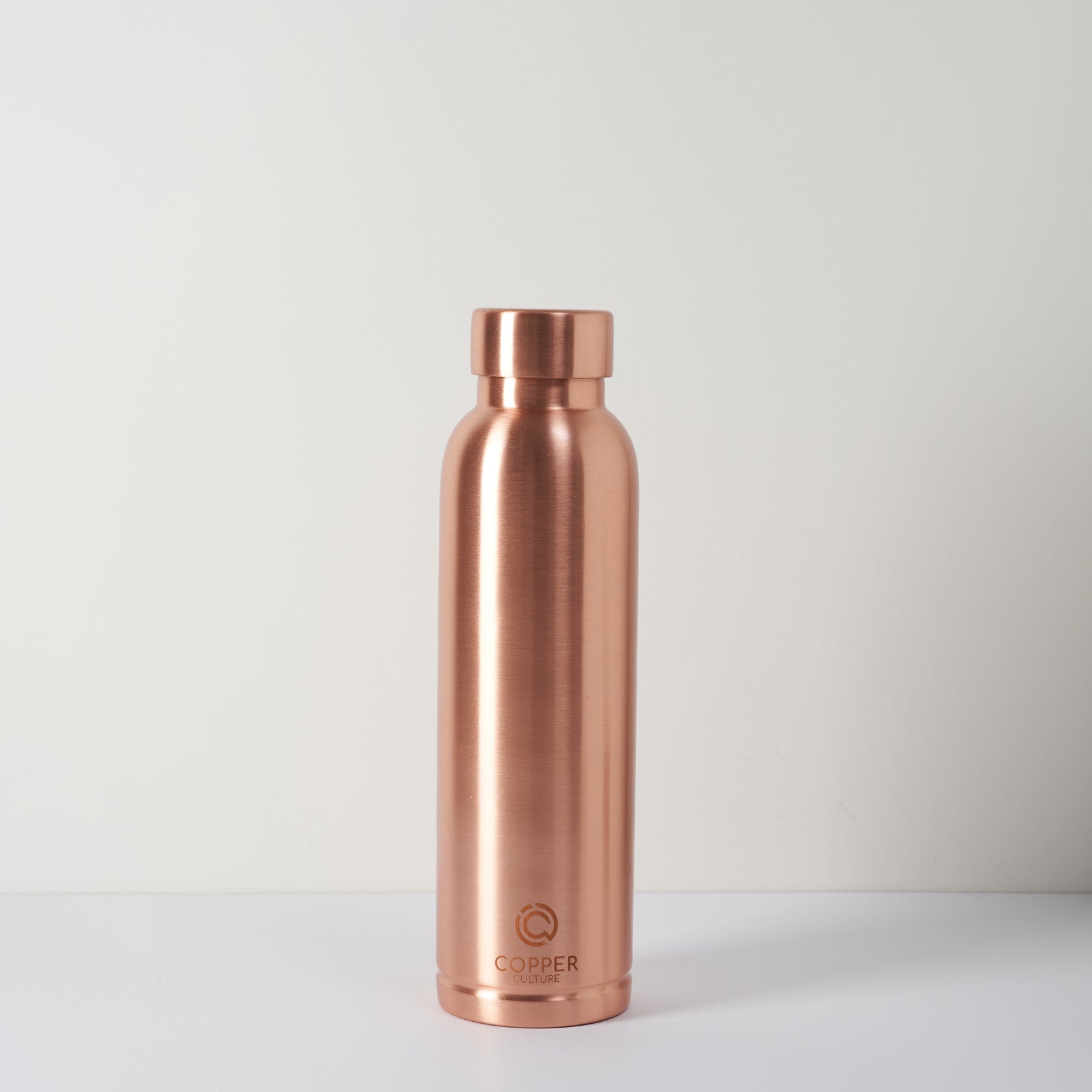 Polished Copper Water Bottle - Copper Culture