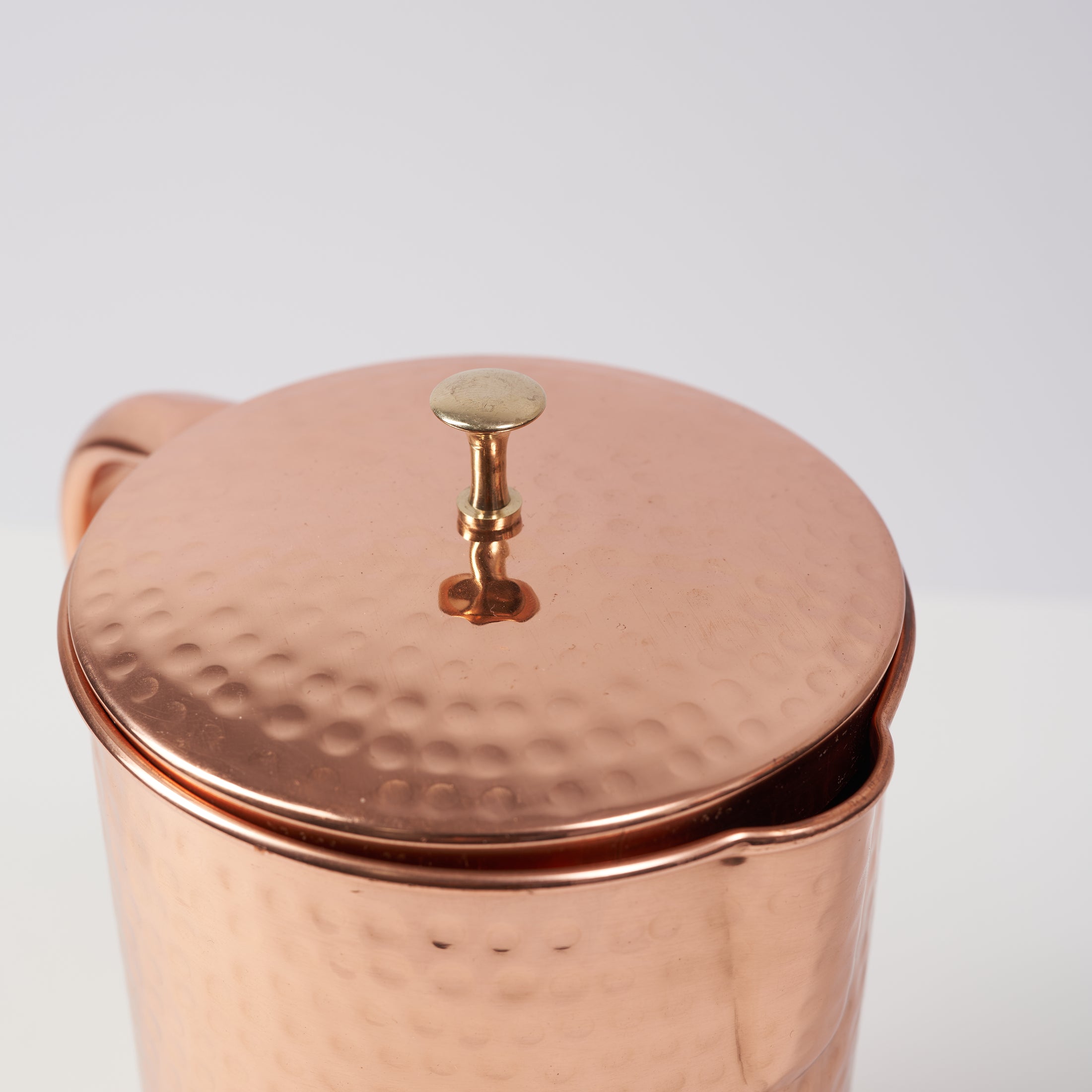 Pure Copper Jug - 2L Hammered Copper Jug - CopperCulture – Copper Culture
